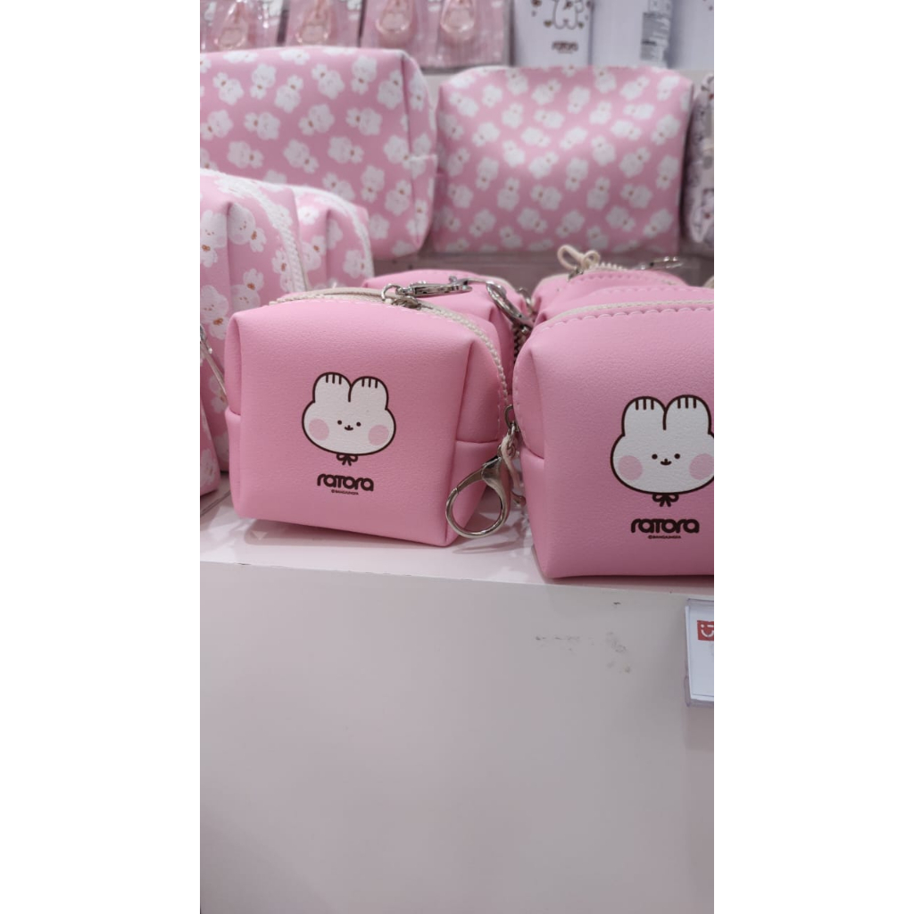 Jual MINISO X RATORA Tas Ratora Pink Pouch Ak Ratora Miniso Ratora ...