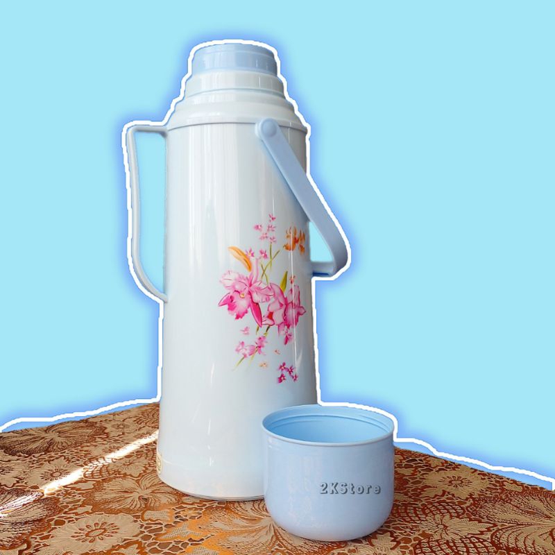 Jual [COD] TERMOS PLASTIK ELEPHANT 2 LITER MOTIF BUNGA (HP-500 ...