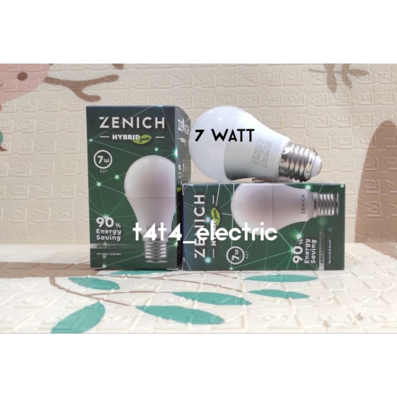 Jual LED ZENICH BULAT 7 WATT, SNI, GARANSI 1 THN, PUTIH | Shopee Indonesia