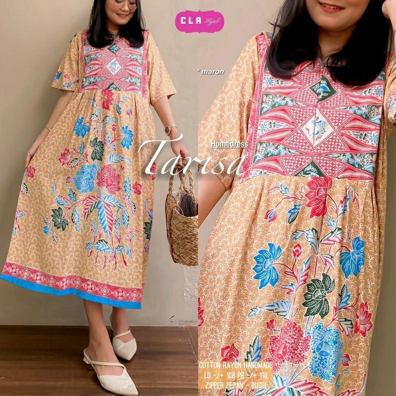 Jual SEMERBAK BATIK ORI SEKDRES DASTER PAYUNG JELITA HOMEDRESS KEKINIAN ...