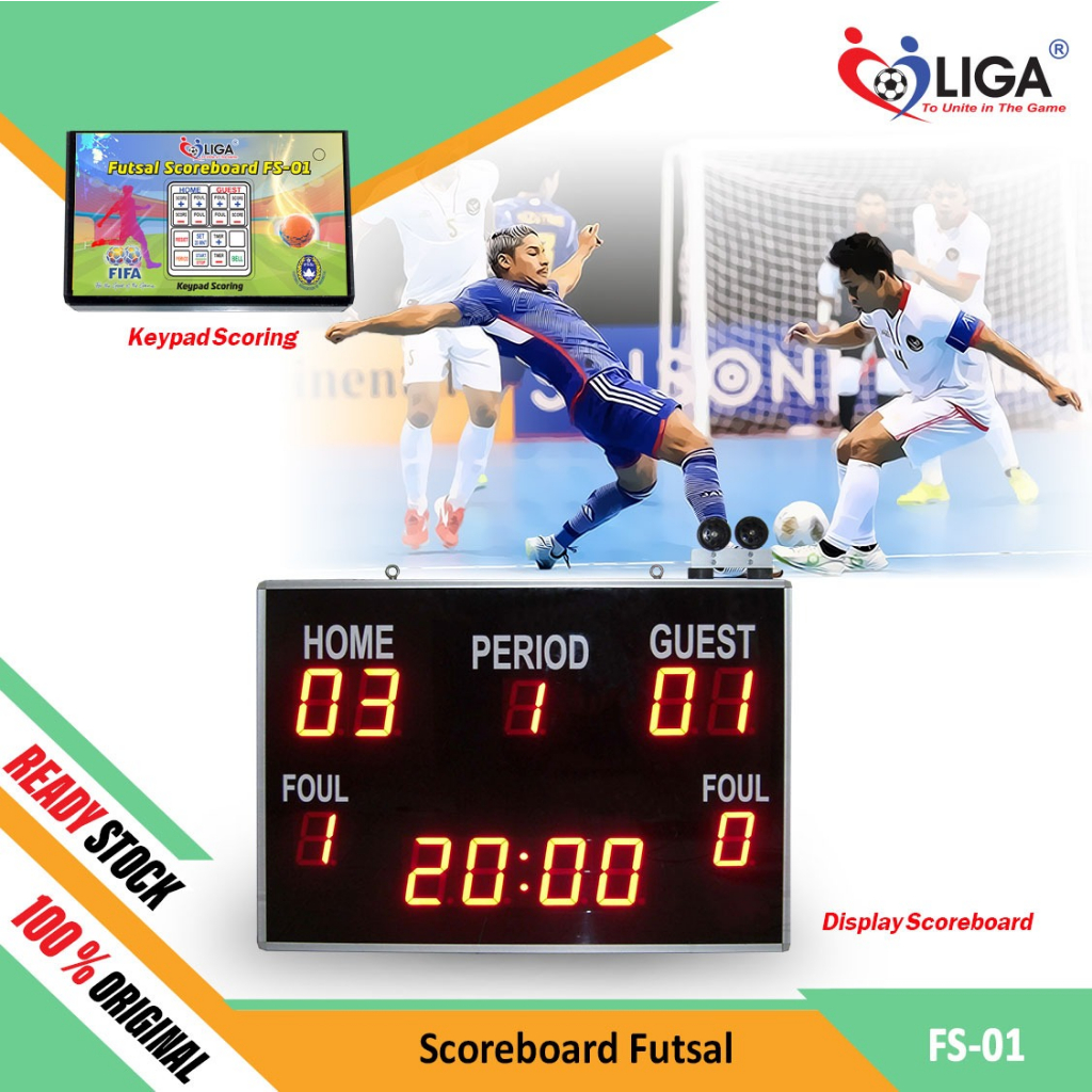 Jual Scoreboard Futsal FS-01-LIGA | Shopee Indonesia