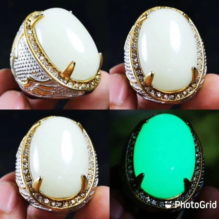 Jual Batu Akik Posfor Menyala Dalam Gelap Glow In The Dark Colour Big ...