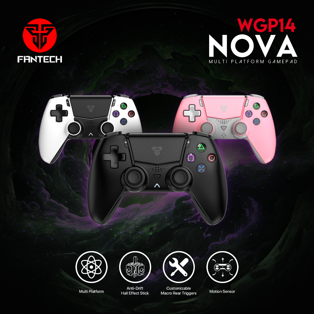 Jual Fantech WGP14 Hall Effect NOVA Dual Connection Gamepad Wireless Joystick Konsol Gaming Stik ...