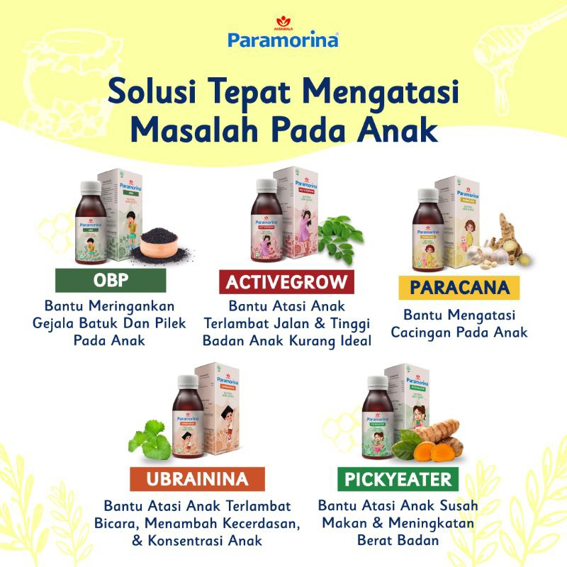 Jual Madu paramorina semua varian 100ml - untuk menjaga kesehatan anak ...