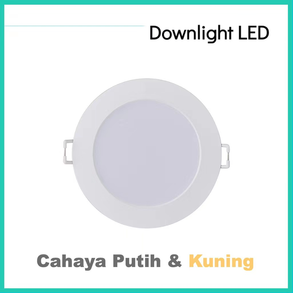Jual Lampu Downlight LED 4W 7W 10W 15W 24W Watt Putih Kuning Lampu ...