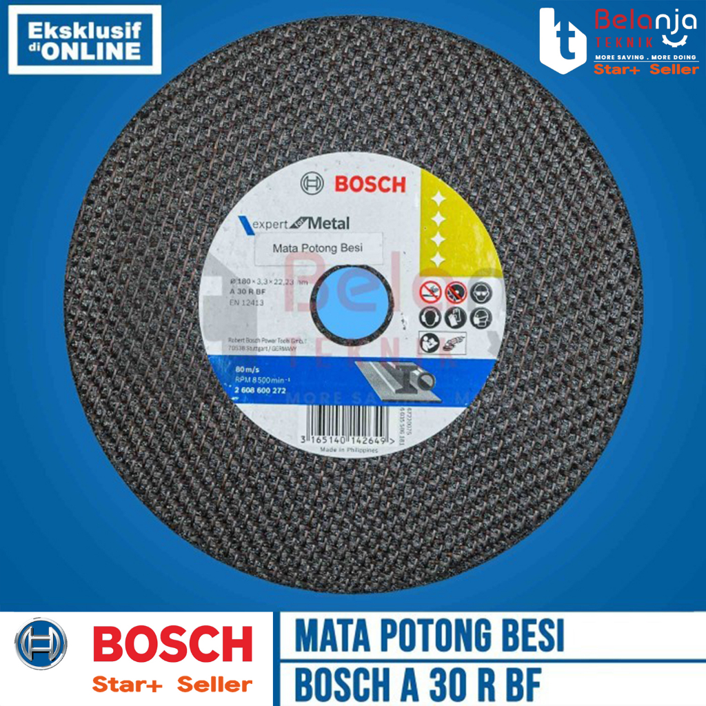 Jual Bosch Metal Cutting Disc 7 Inch X 3 MM 180 MM Mata Batu Potong ...
