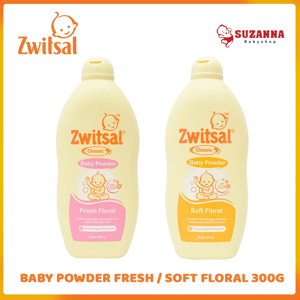 Jual ZWITSAL Baby Powder Classic Bottle 300g Bedak bayi | Shopee Indonesia