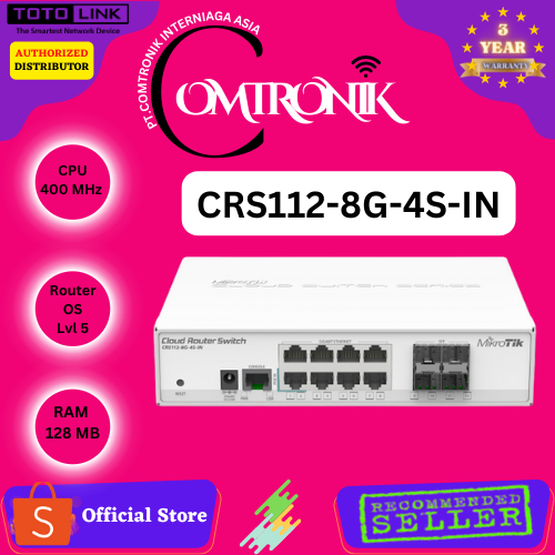 Jual MikroTik CRS112-8G-4S-IN | Shopee Indonesia
