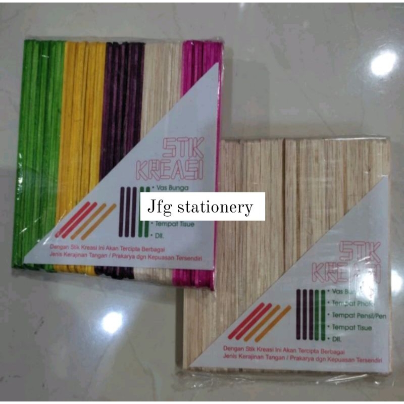 Jual Stik Es Krim / Stick Ice Cream Kreasi Prakarya (50pc) | Shopee ...