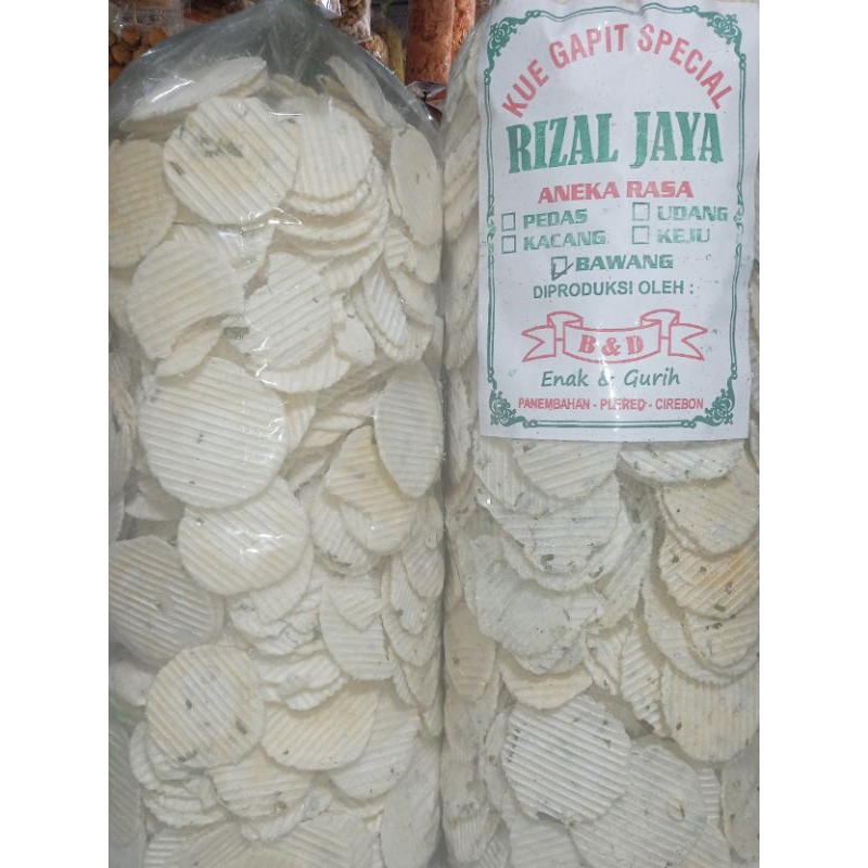 Jual Gapit rasa bawang/kue simping bawang 1kg | Shopee Indonesia