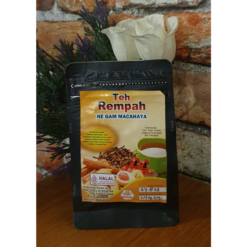 Jual Teh Rempah khas maluku utara kemasan pouch isi 1pouch 10 kantong ...