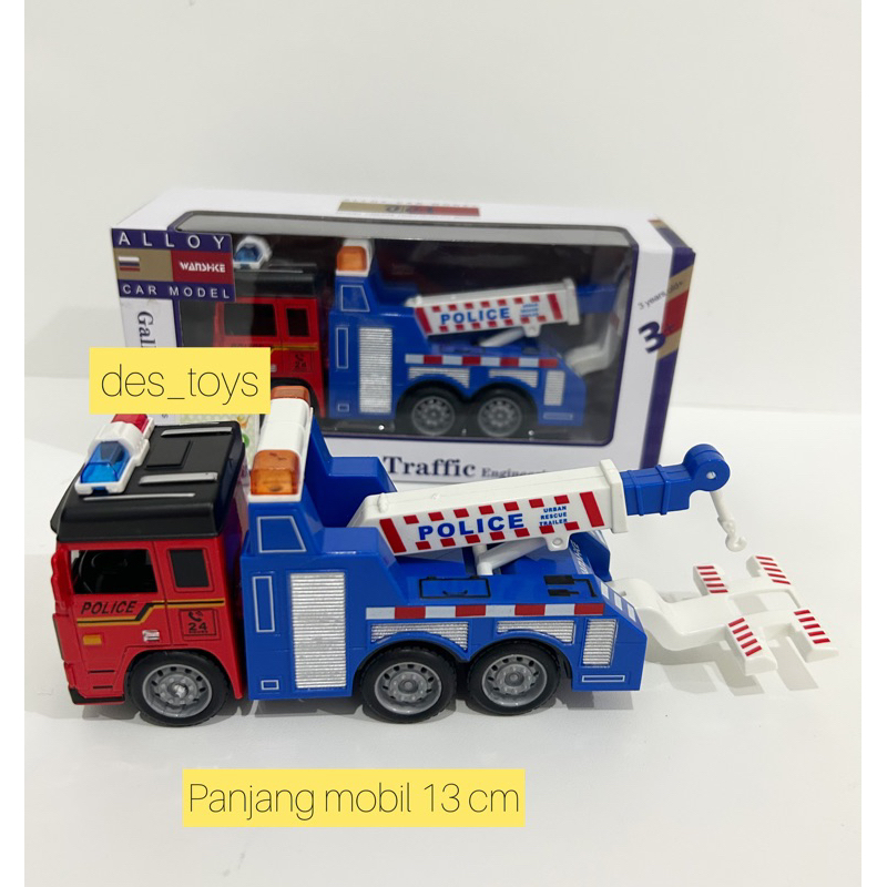 Jual MAINAN ANAK DIECAST POLISI POLICE ALLOY PULLBACK MOBIL POLISI ...