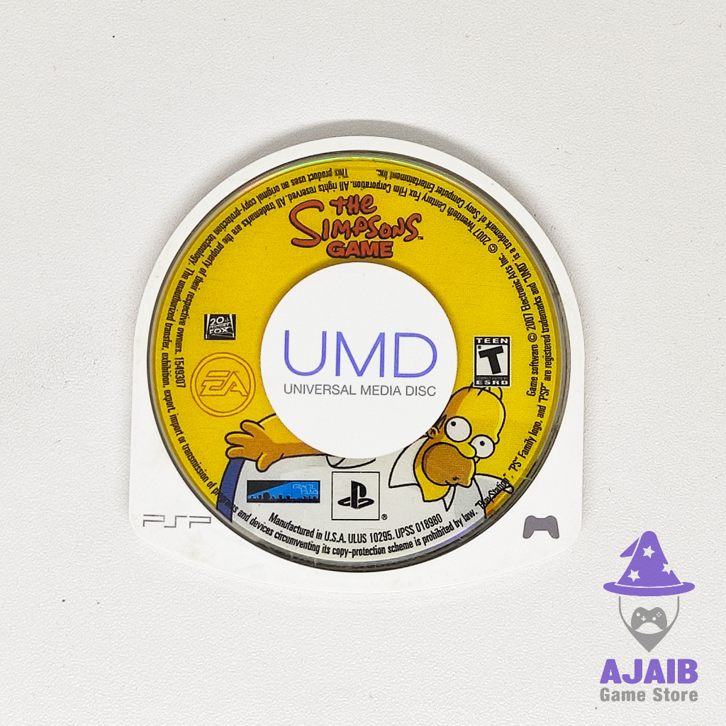 Jual The Simpsons Game PlayStation Portable PSP UMD Game | Shopee Indonesia
