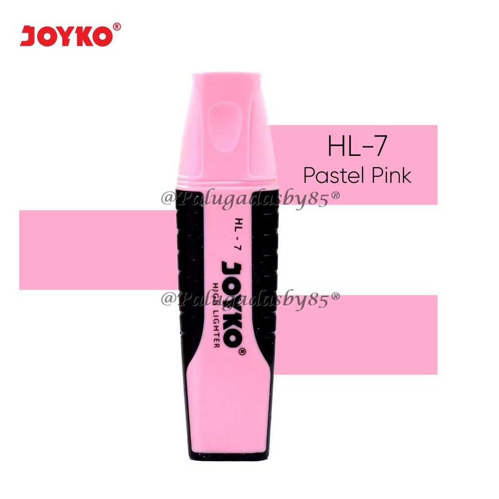 Jual (1 Biji) GROSIR Highlighter JOYKO HL-7 Pastel Pink Joyko Highlighter Penanda Berwarna HL-6 ...