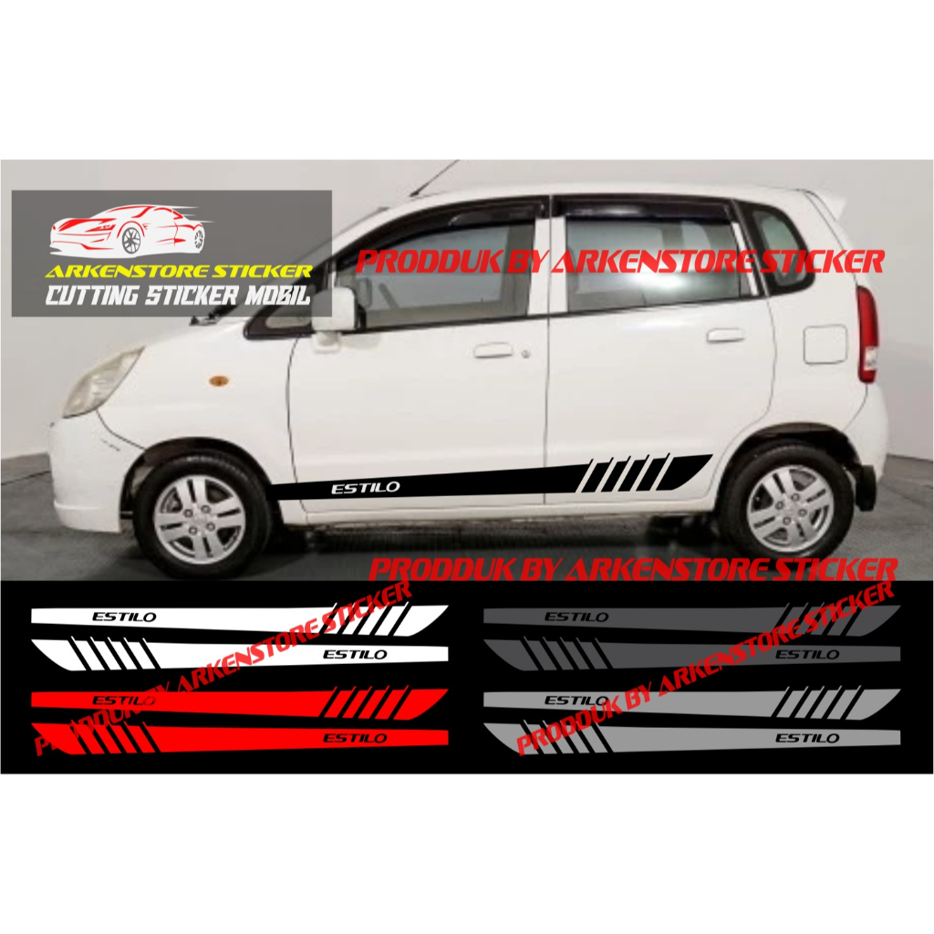 Jual sticker list mobil suzuki estilo cutting sticker mobil suzuki ...