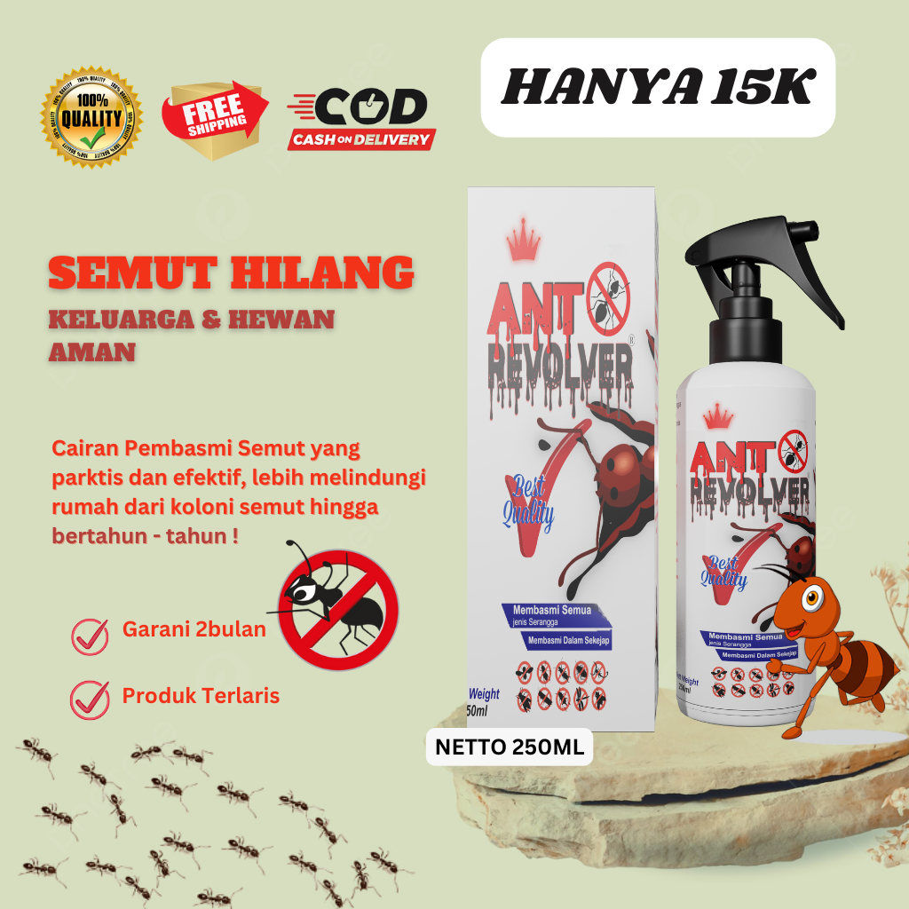 Jual ANT - OBAT SEMUT - PEMBASMI SEMUT - ANTI SEMUT ORIGINAL RACUN SEMUT 250ML | Shopee Indonesia