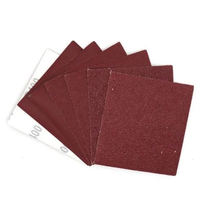 Jual Amplas kertas gosok lembaran merah Random merk berkualitas ...