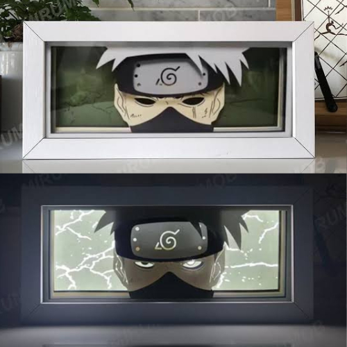 Jual 3D Anime Lightbox Naruto Art lampu LED dekorasi kamar | Shopee ...