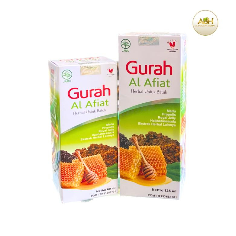 Jual GURAH AL AFIAT HERBAL UNTUK BATUK (60ml/ 125ML) | Shopee Indonesia