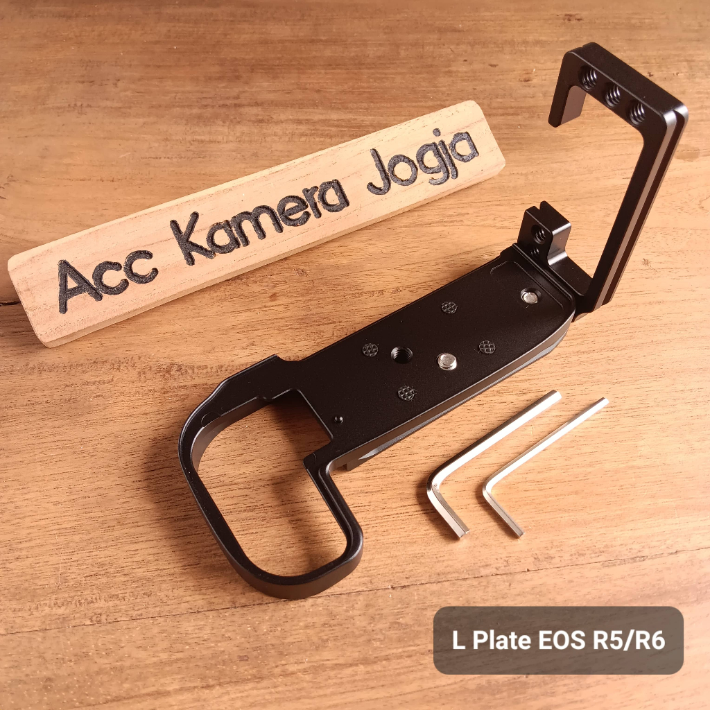 Jual L Plate Vertical Grip Quick Release for Canon EOS R6/R5 Black | Shopee Indonesia