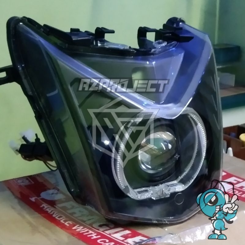 Jual reflektor custem Ala-ala biled Beat Fi tingal pasang ke motor ...
