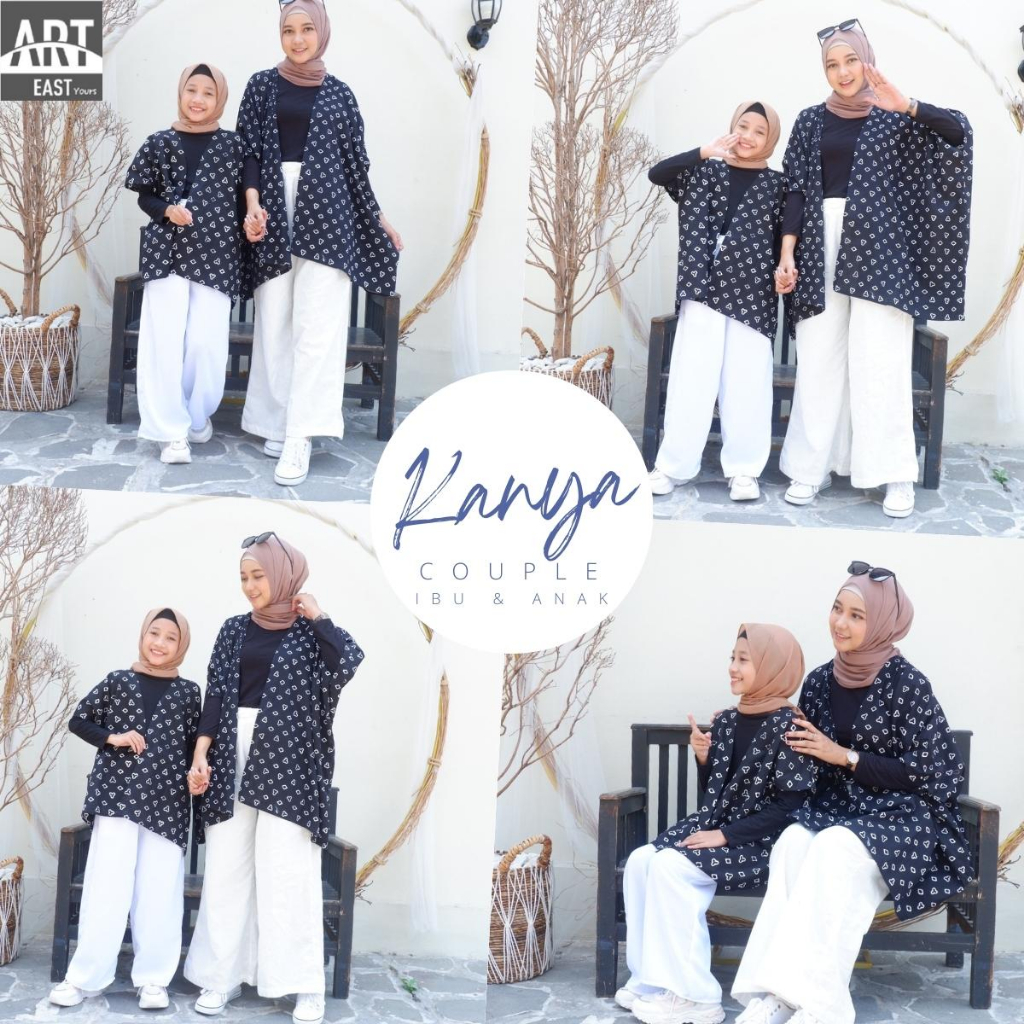 Jual KANYA Outer Batik Kondangan Jumputan Mini Jumbo Couple Ibu Anak ...