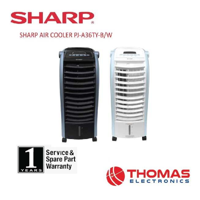 Jual SHARP AIR COOLER PJ-A36TY-B/W SHARP PJ A 36 TY B/W GARANSI RESMI ...