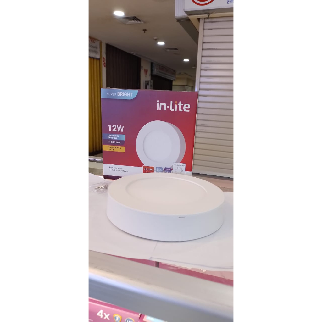 Jual LAMPU PANEL LED DOWNLIGHT IN LITE INLITE 6W 12W 18W BULAT OUTBOW ...