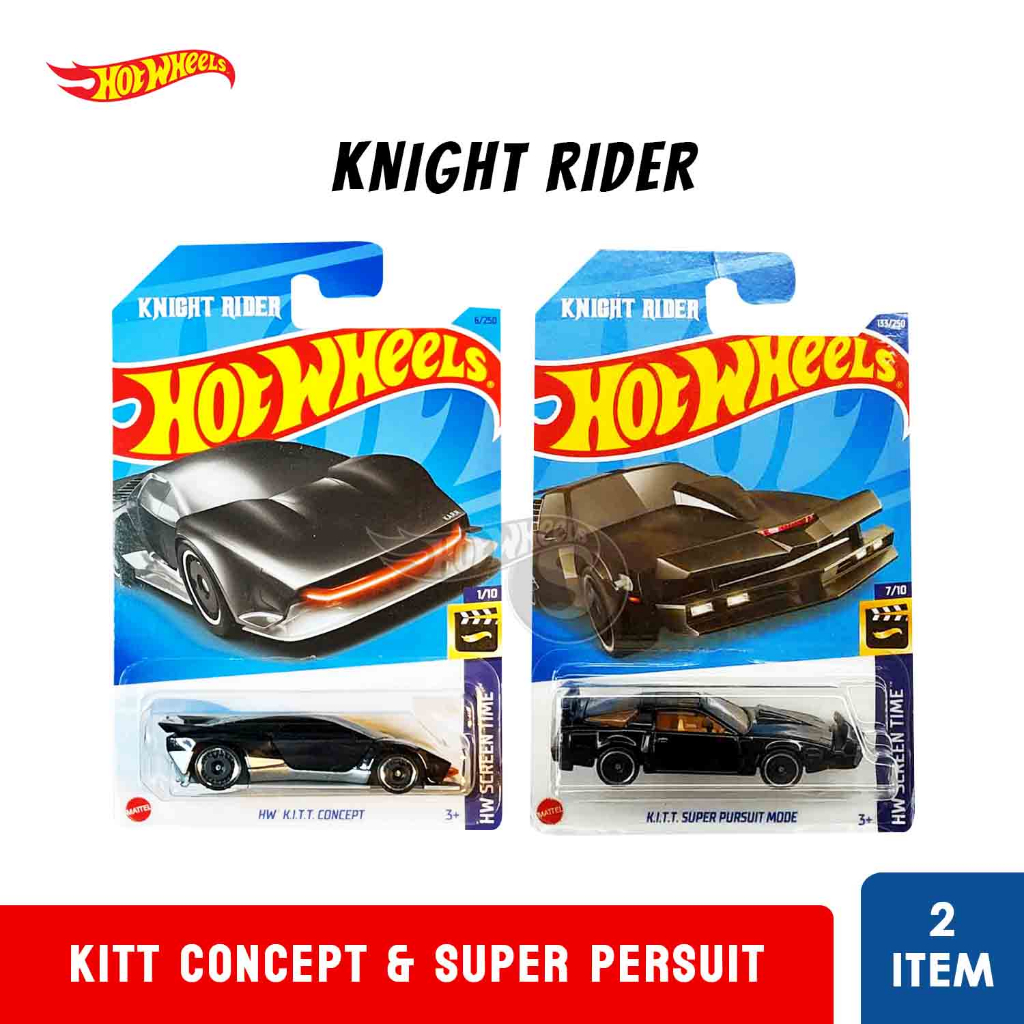 Jual Hot Wheels Knight Rider HW KITT Concept / KITT Super Persuit Mode ...