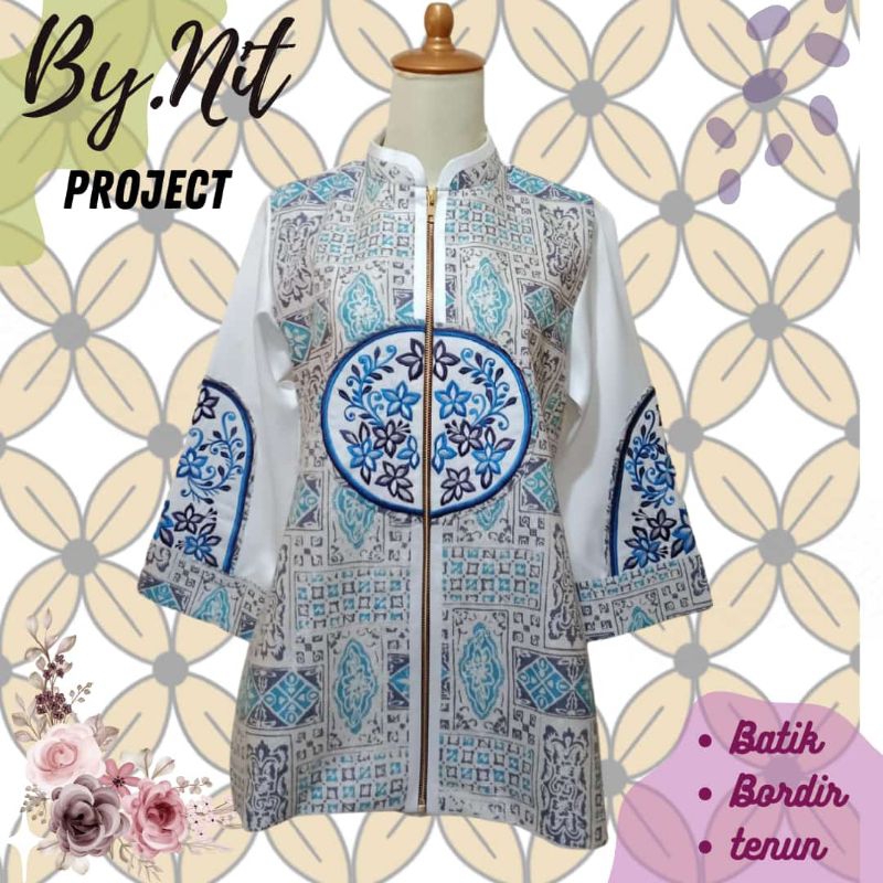 Jual Atasan Top Blouse batik Bordir Original Bynit. Project Matt Toyobo ...