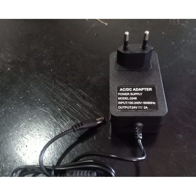 Jual adaptor 2a 24v charger psu trafo power supply 24 volt 2 ampere Taiwan universal original ...