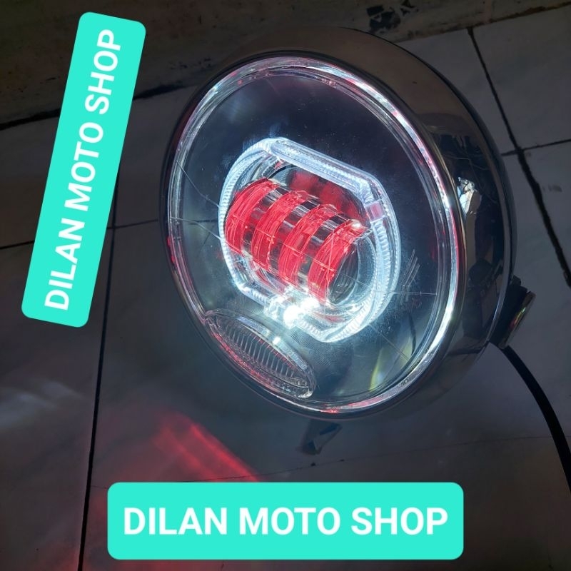 Jual Lampu Biled Rx king New Lampu Biled daymeker Rx king new Bulat ...