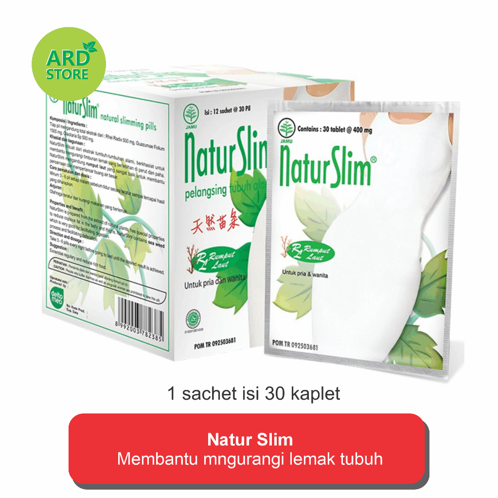 Jual Natur Slim Sachet (isi 30 butir) | Shopee Indonesia