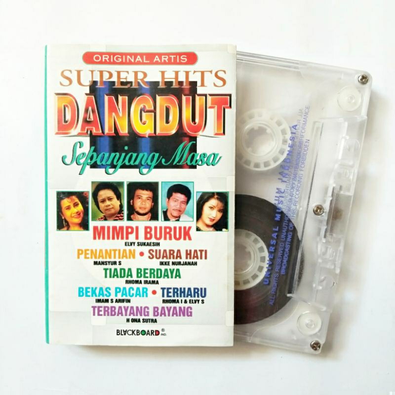 Jual Kaset Super Hits Dangdut Sepanjang Masa album kompilasi 2000 | Shopee Indonesia
