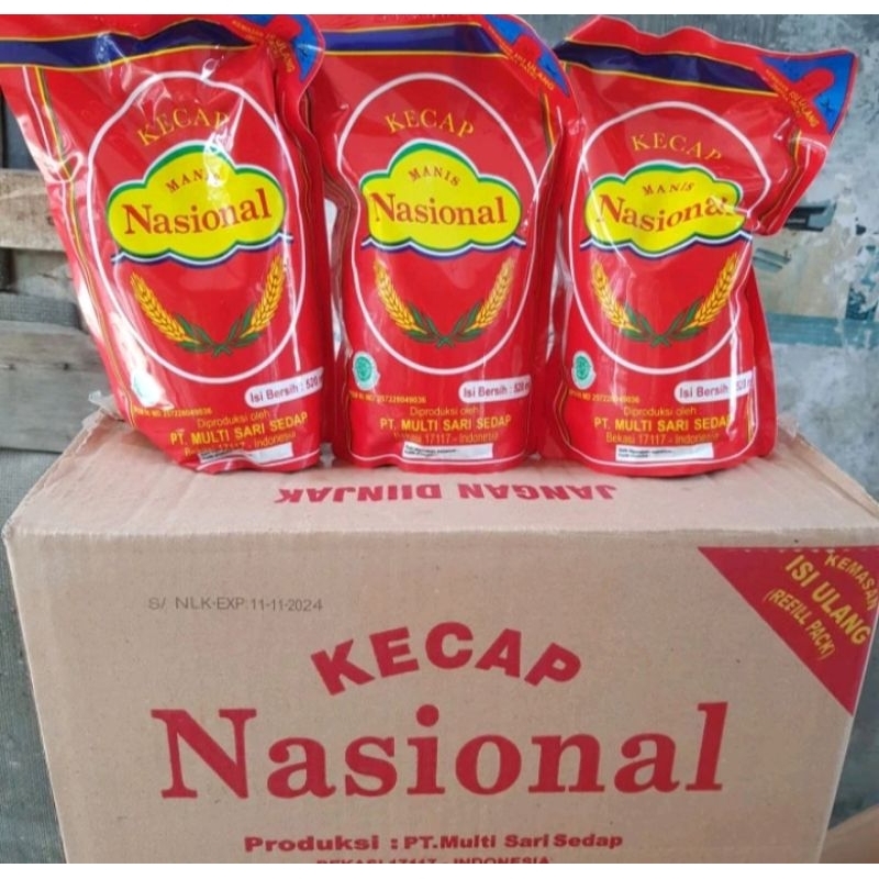Jual KECAP MANIS NASIONAL 520ML | Shopee Indonesia