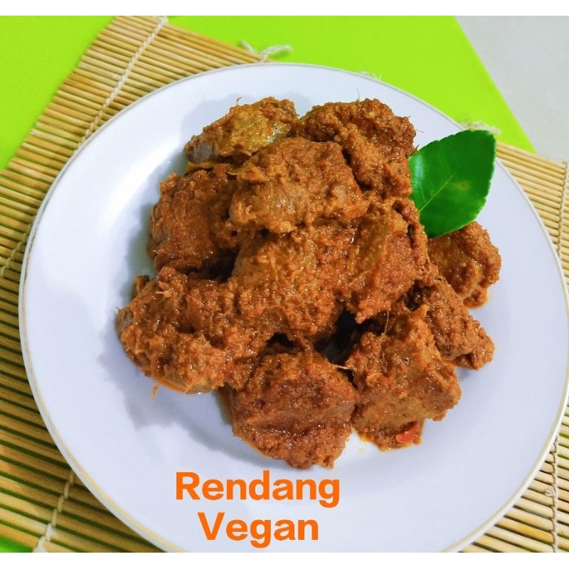 Jual Rendang Daging vegan / vegetarian / Frozen food / Halal / makanan ...
