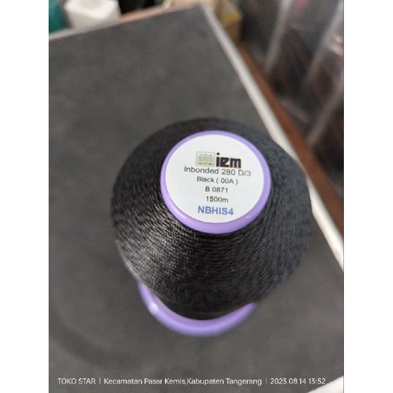 Jual Benang Nilon tkt30 280/3 Putih + Hitam ( Bonded ) | Shopee Indonesia