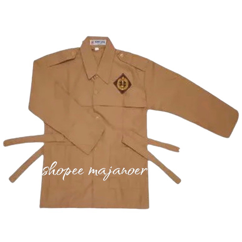 Jual Baju Pramuka Penggalang Wanita Lengan Panjang Tali Samping SD/SMP/SMA Seragam Sekolah ...