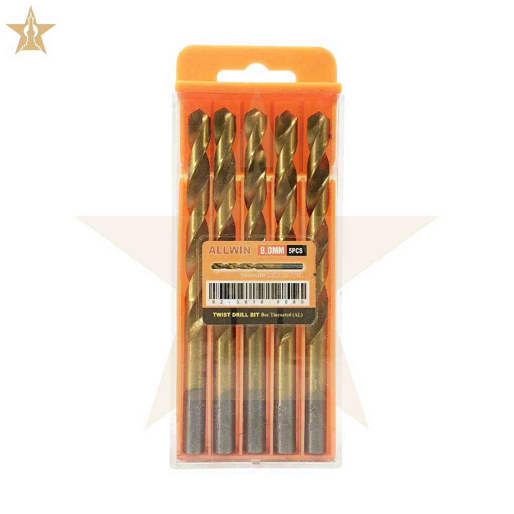Jual Mata Bor Besi Allwin Kuning 8mm | Shopee Indonesia