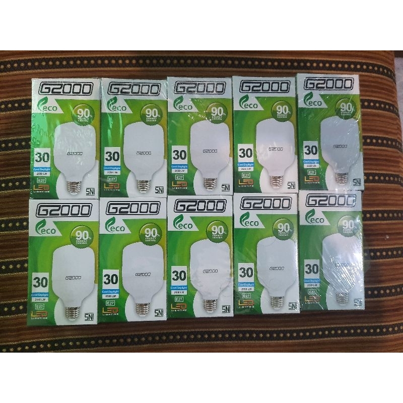 Jual Lampu led G2000 30 watt eco | Shopee Indonesia