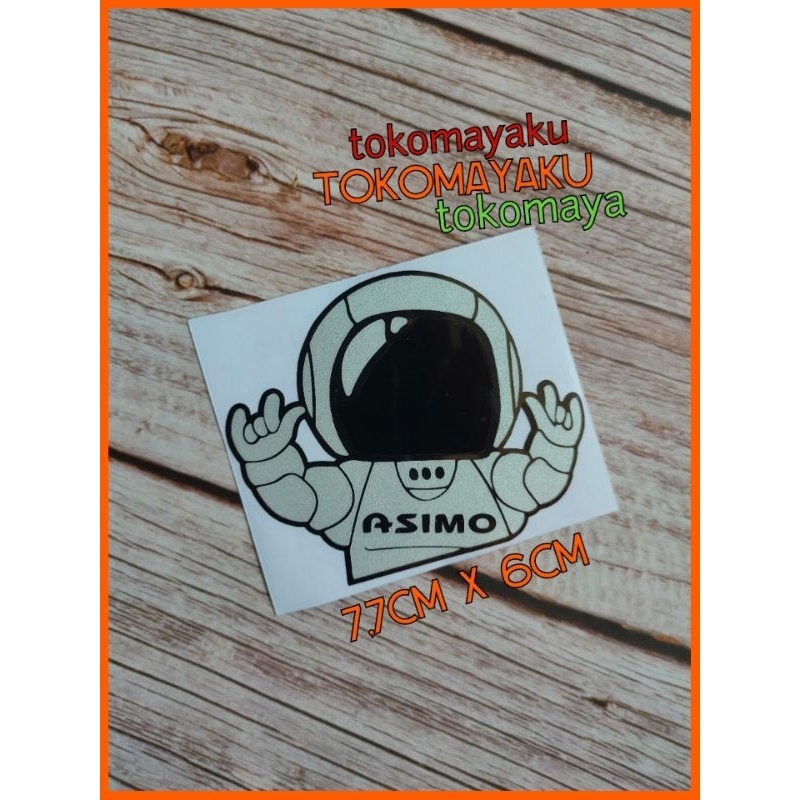 Jual Stiker astronot cutting asimo stiker helm | Shopee Indonesia