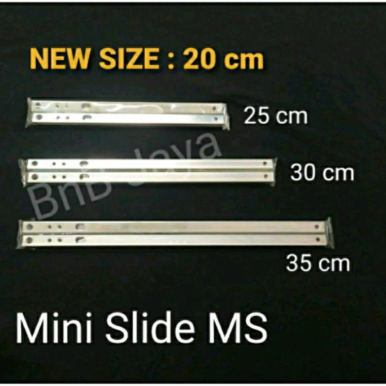 Jual Mini Slide Single MS / Rel Laci Mini 20cm, 25 cm, 30 cm, 35 cm 40 ...