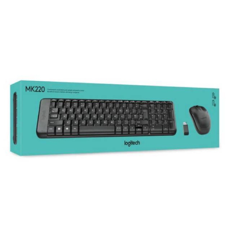 Jual Logitech Keyboard dan Mouse MK 220 | Shopee Indonesia