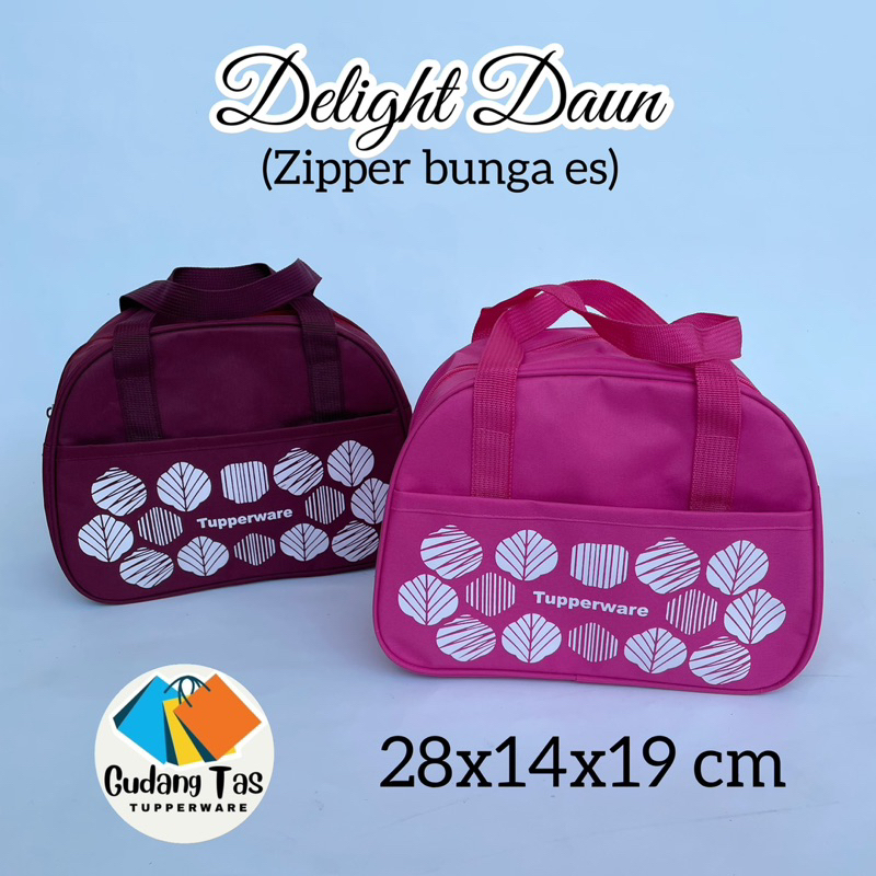 Jual Delight daun Tupperware (zipper bunga es)// Tas tenteng | Shopee ...