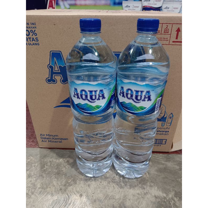 Jual Air Mineral Aqua 1,5 Liter 1 Dus | Shopee Indonesia