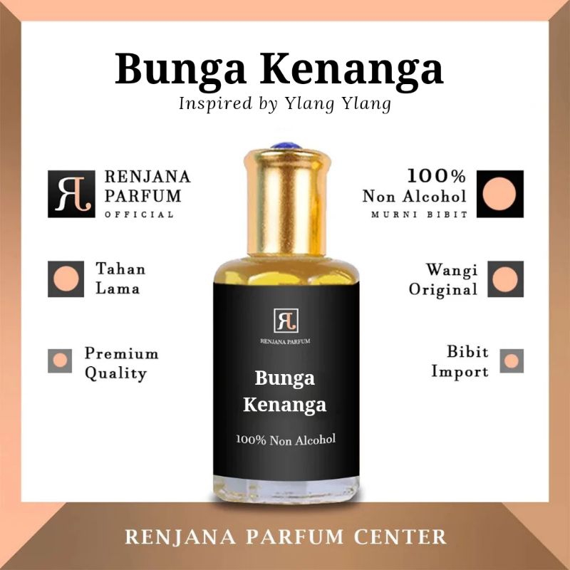 Jual Parfum Minyak Wangi BUNGA KENANGA - Non Alkohol | Shopee Indonesia