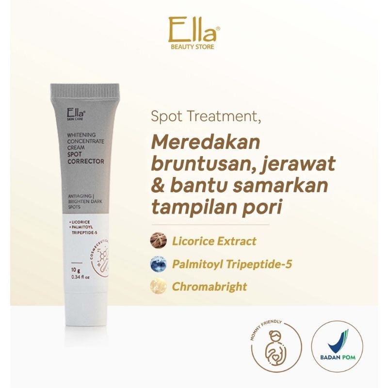 Jual Ella Skincare Whitening Concentrate Cream Spot Corrector | Shopee ...
