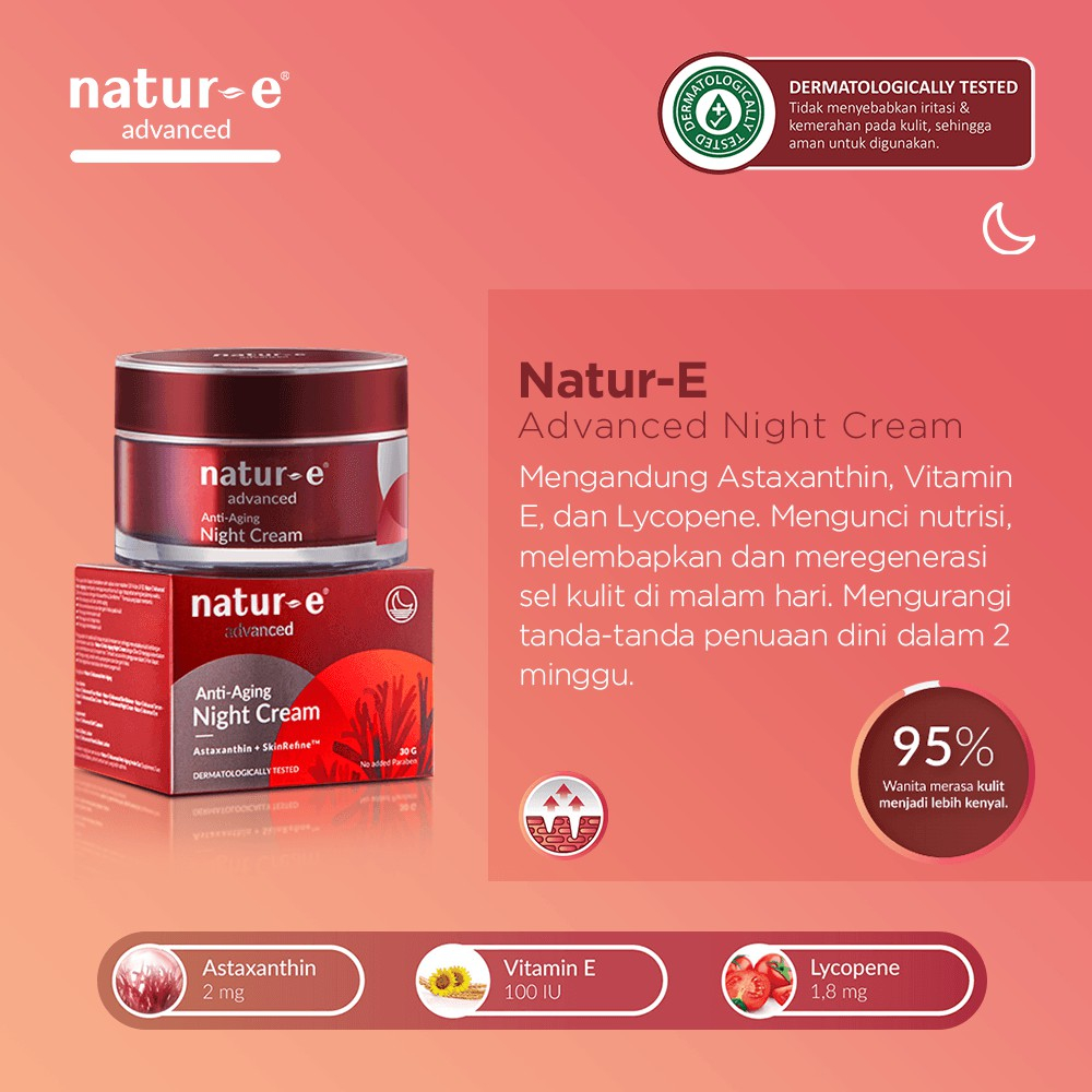 Jual Natur-e Advanced Anti Aging Night Cream 30gr | Shopee Indonesia
