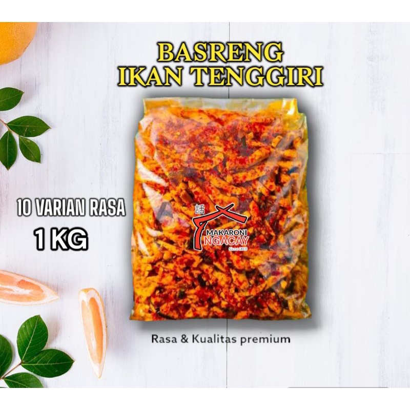 Jual BASRENG IKAN TENGGIRI 1KG 10 VARIAN RASA | Shopee Indonesia
