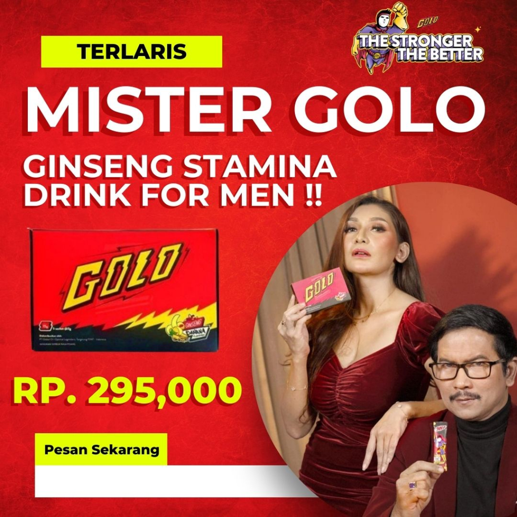 Jual Mister Golo Botanical Drink isi 5 Sachet Suplemen Pria Herbal ...
